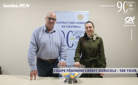 Coupe Féminine Crédit Agricole 40/64 – 1er tour – DISTRICT DES LANDES DE FOOTBALL